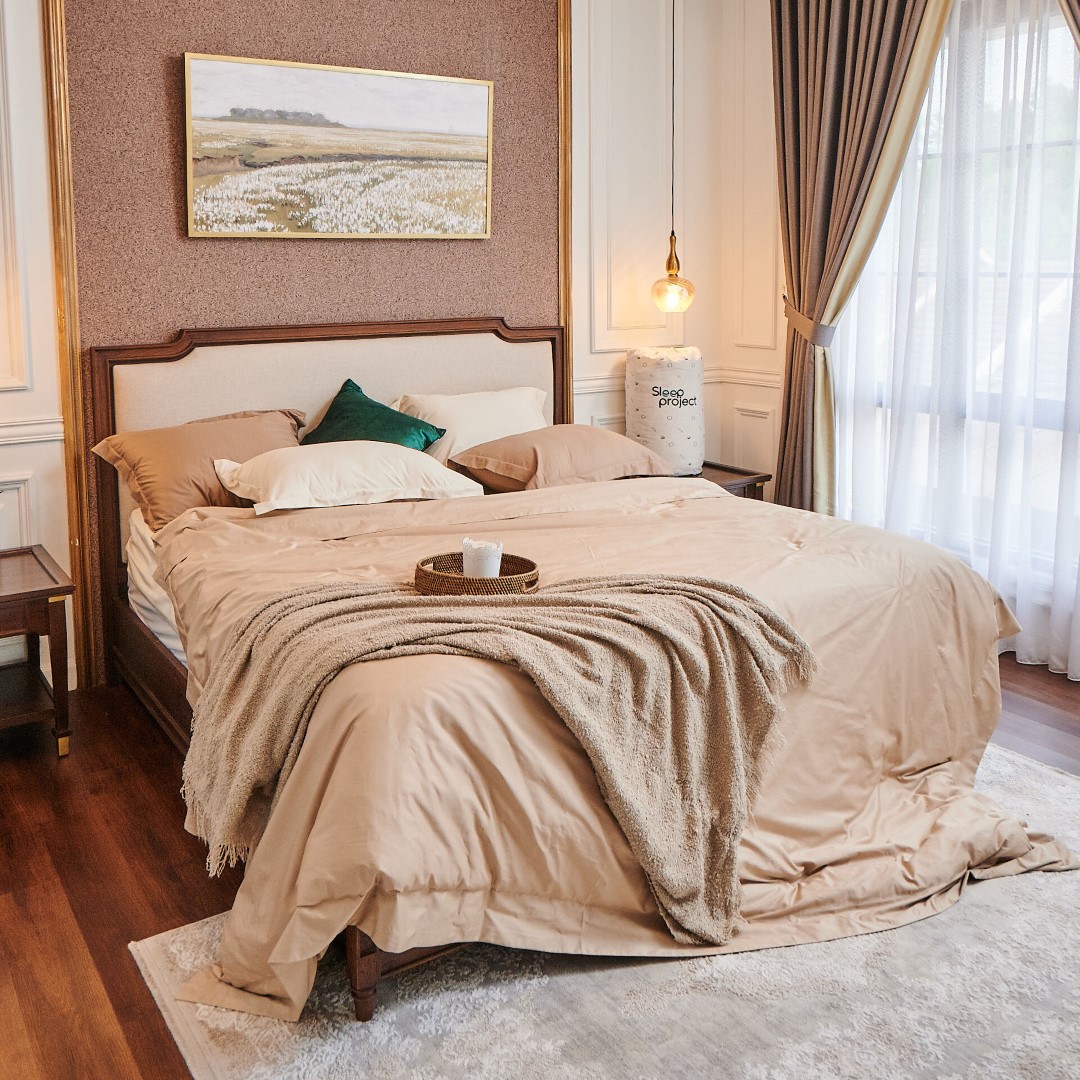 Centaur - Classic Tricolor Premium Cotton Plain Bedding Set | Sleep ...