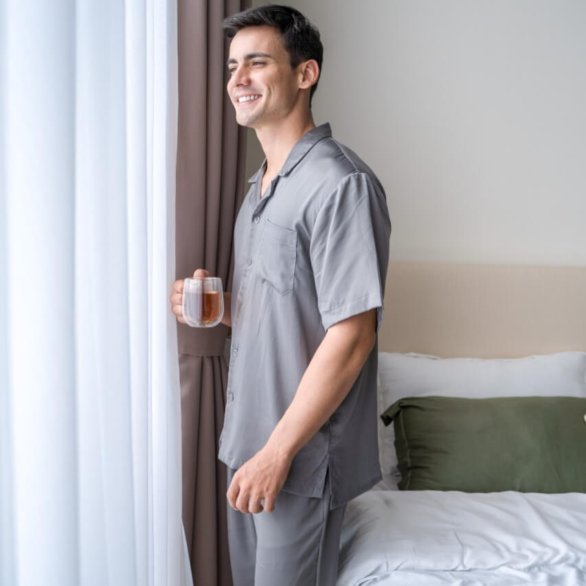 Grey - Piyama Set TENCEL™ | Sleep Project Indonesia