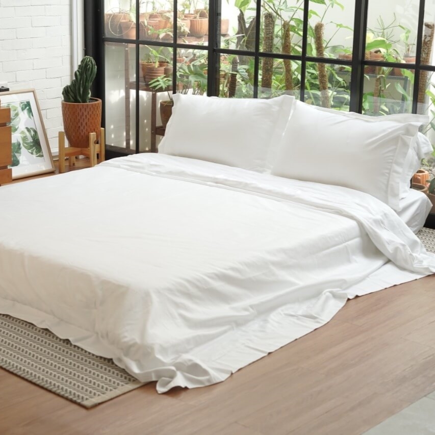 Plain White Premium Cotton - Hotel Series Bedding Set | Sleep Project ...