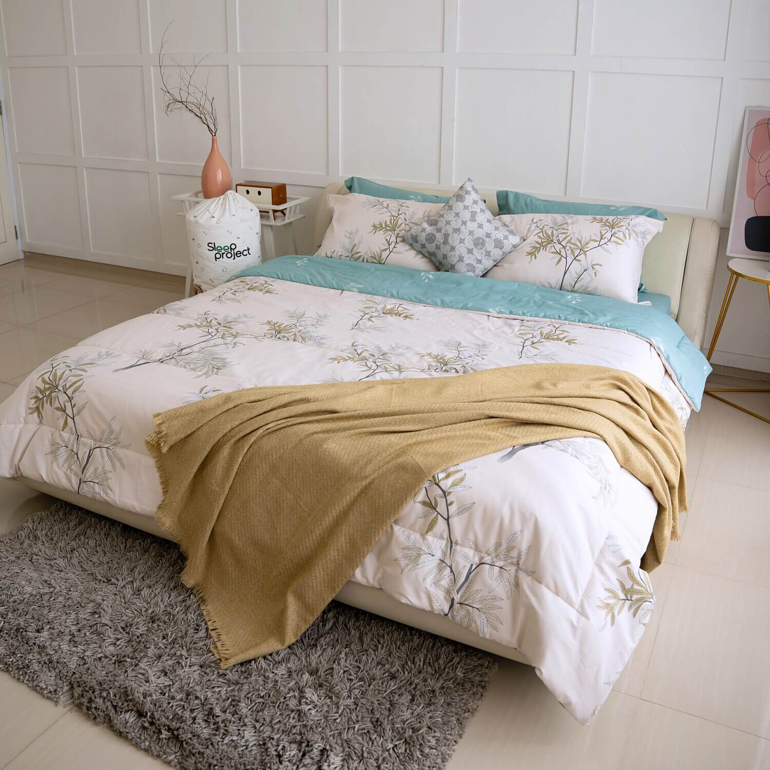 Rovena - Organic Cotton Bedding Set | Sleep Project Indonesia
