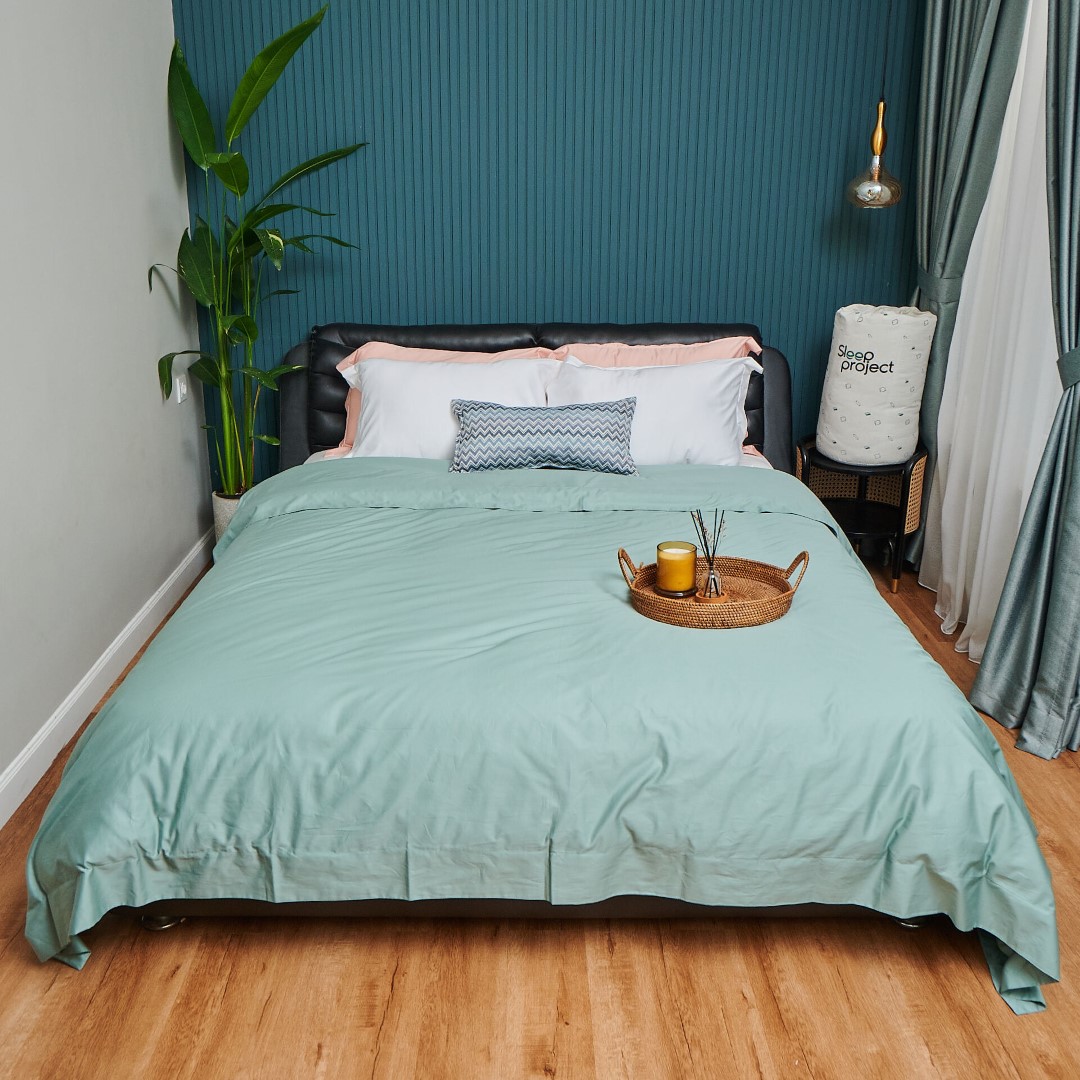 Serenada - Classic Tricolor Premium Cotton Plain Bedding Set | Sleep ...